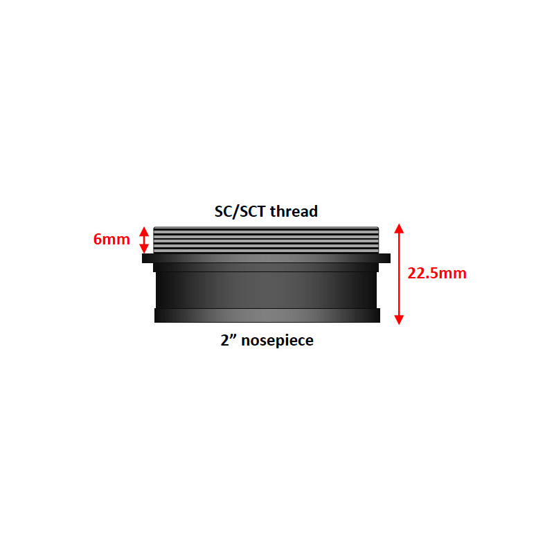 Opticstar SCT to 2-inch Low Profile Adapter